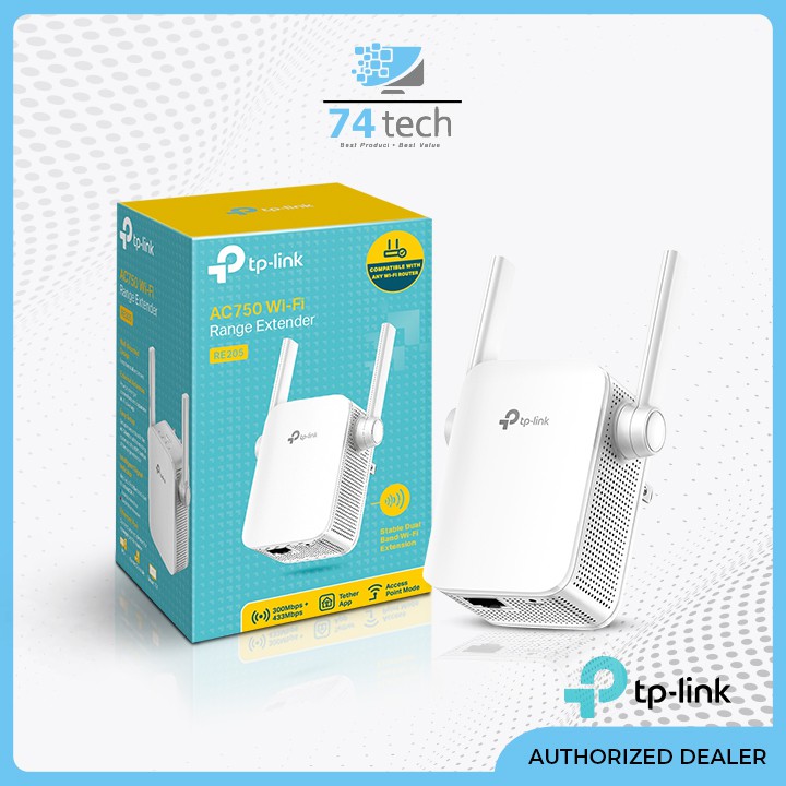 TP-Link RE205 AC750 Dual Band Wi-Fi Range Extender | Shopee Philippines