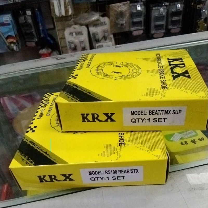 Brake shoe Rear Honda beat/Tmx supremo/RS100/STX/mio/barako/Tmx 155 ...