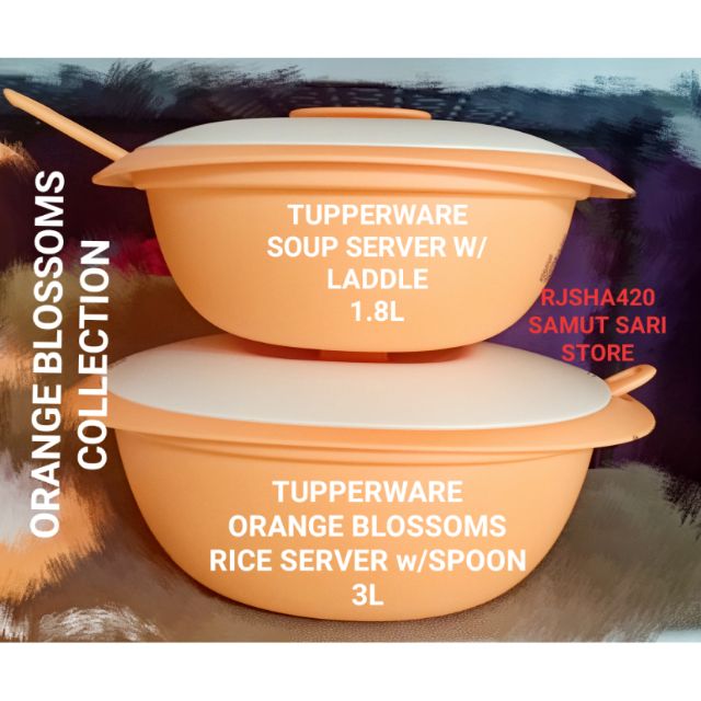 (1set)TUPPERWARE ORANGE BLOSSOMS COLLECTION SET | Shopee Philippines