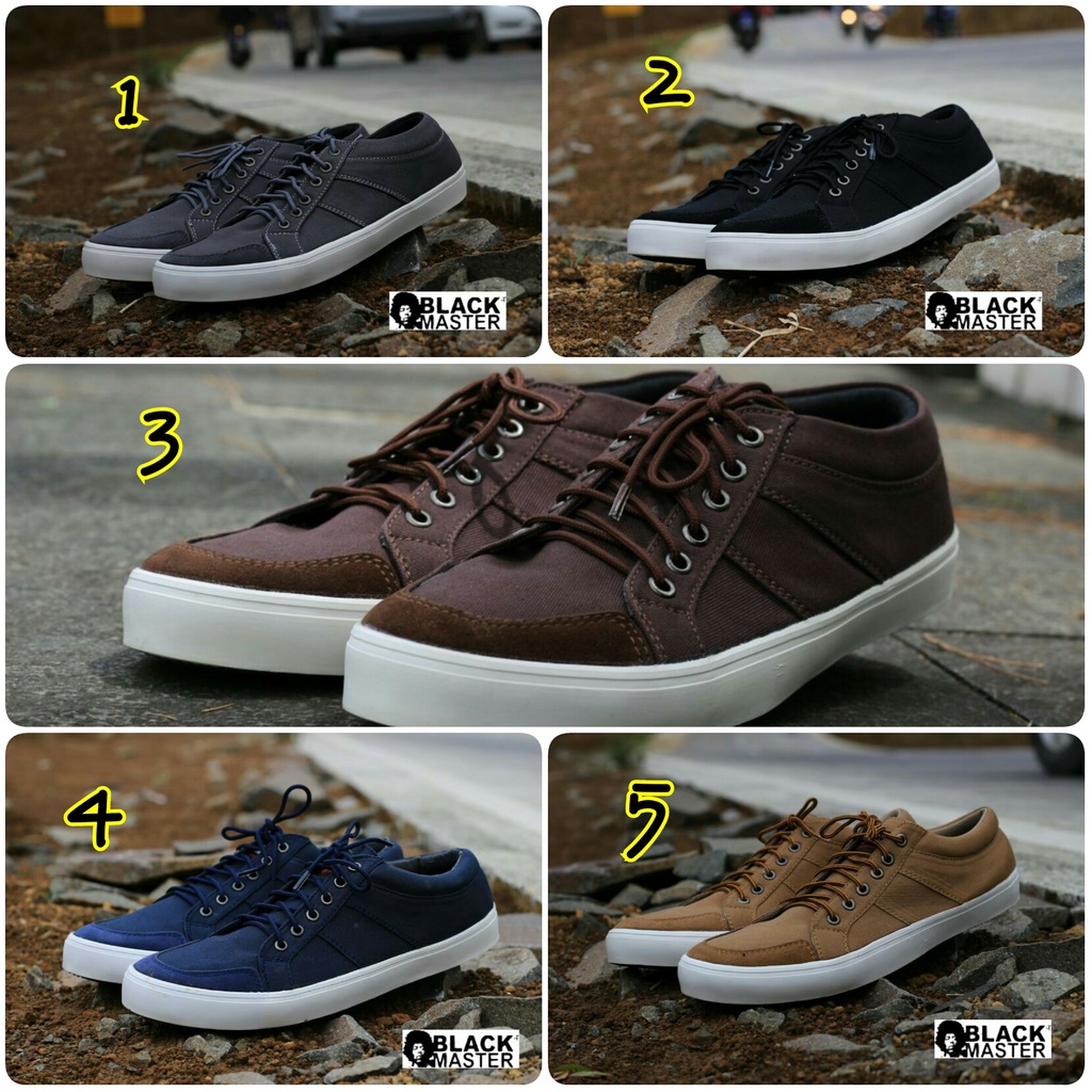 Men's CASUAL Shoes SNEAKERS BLACK MASTER SKATE ORIGINAL | Shopee ...