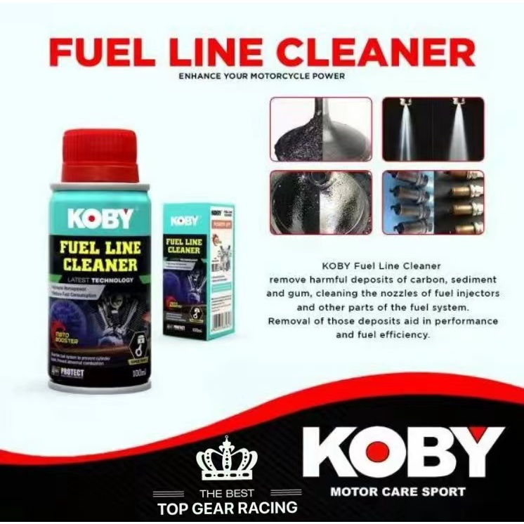 Koby Fuel Line Cleaner 100ml for Improves Fuel Consumption COD | Shopee ...