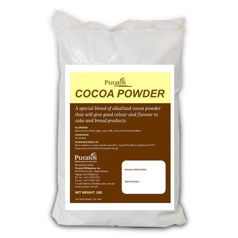 Puratos Cocoa Powder 1kg | Shopee Philippines