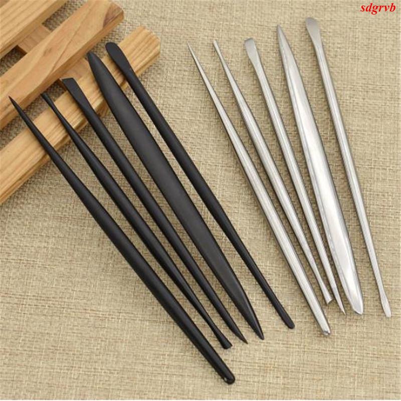 5Pcs/set High Quality Handmade Pottery Clay Carving Modeling Tool Craft ...