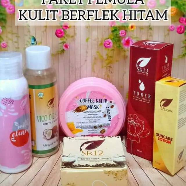 HITAM Complete Beginner Package SR12 Black Spots, Sensitive Acne, Dry ...