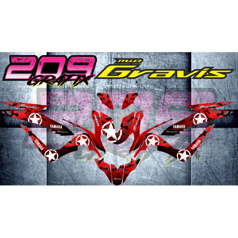 Mio gravis decals sticker | Shopee Philippines