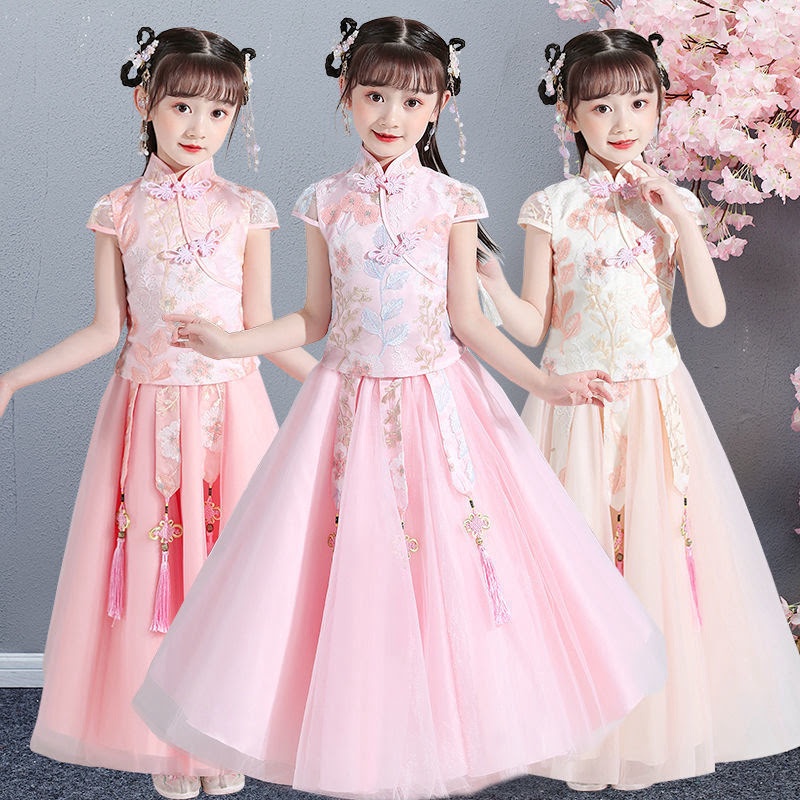 100-170cm Girls Fairy Princess Ancient Costume Dress High Quality CNY ...