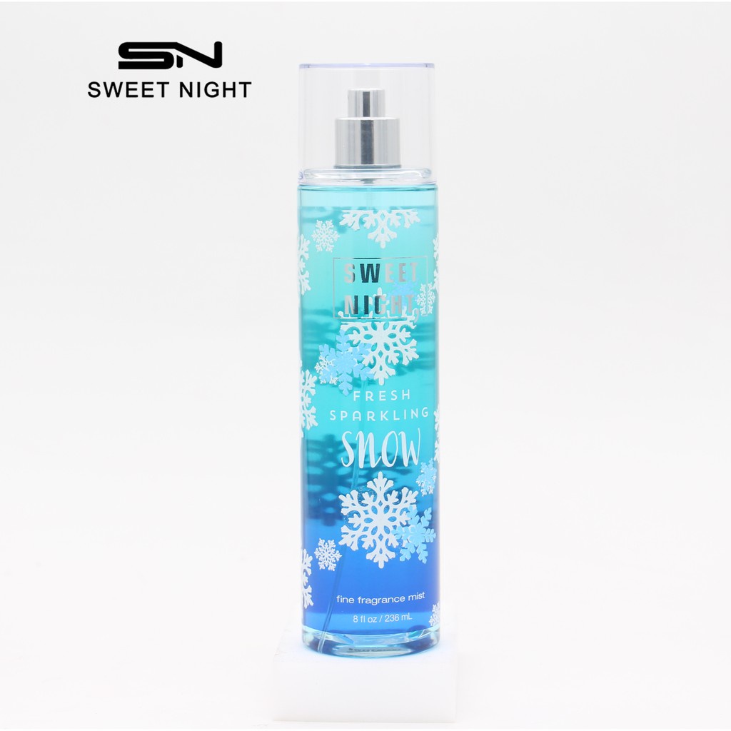 Sweet Night Perfume Fresh Sparkling Snow body Mist 236ML #10 | Shopee ...