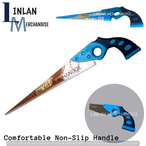 1 PC 16" Compass Keyhole Saw with Comfortable Ergonomic Non-Slip Handle ...