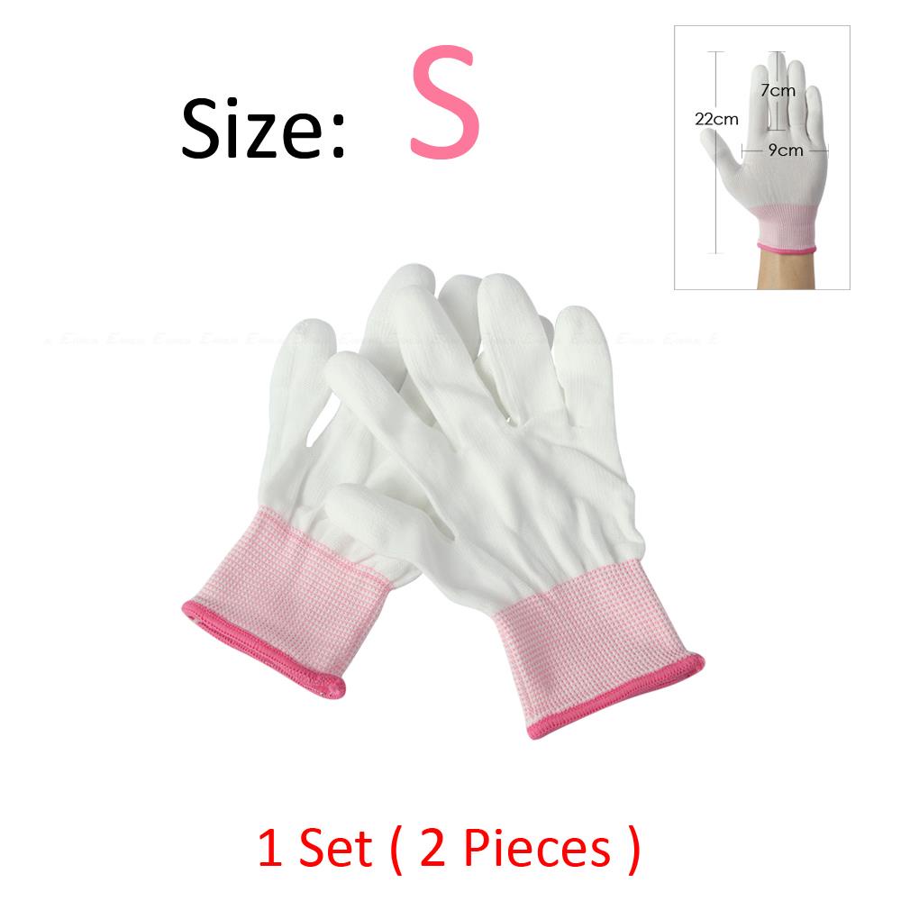 Screen Teardown Anti Static Skid ESD Electronic Working Gloves PU Coated Finger Mobile Phone ...