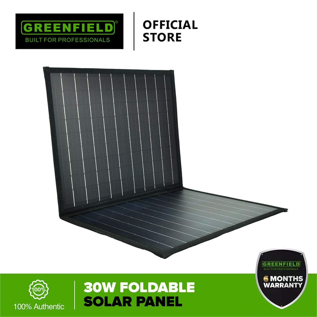 Greenfield Foldable Solar Panel 30W | Shopee Philippines