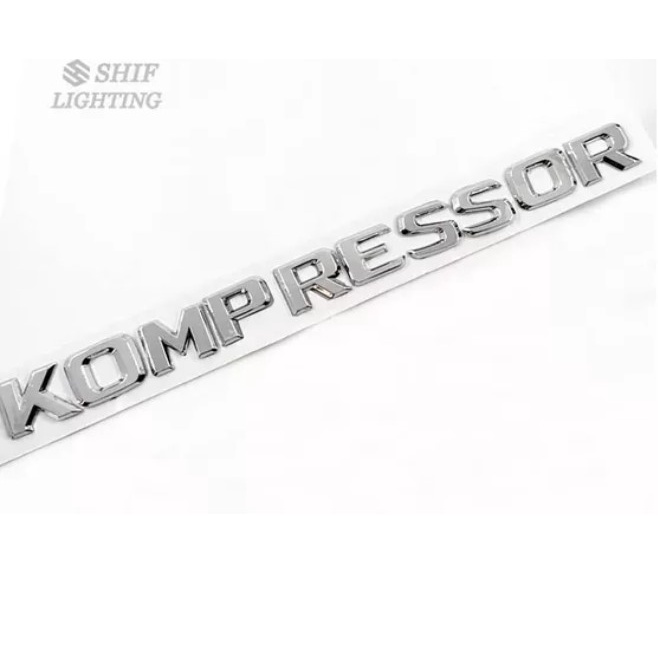 Letter Logo Split Compressor Plastic Work Benz Chrome Plating ...