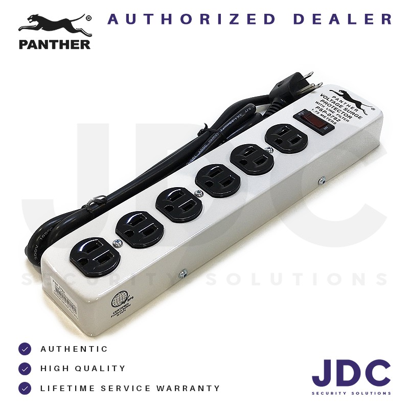 Panther PSP-0792 Extension Cord with Surge Protector, 1 Switch Breaker ...