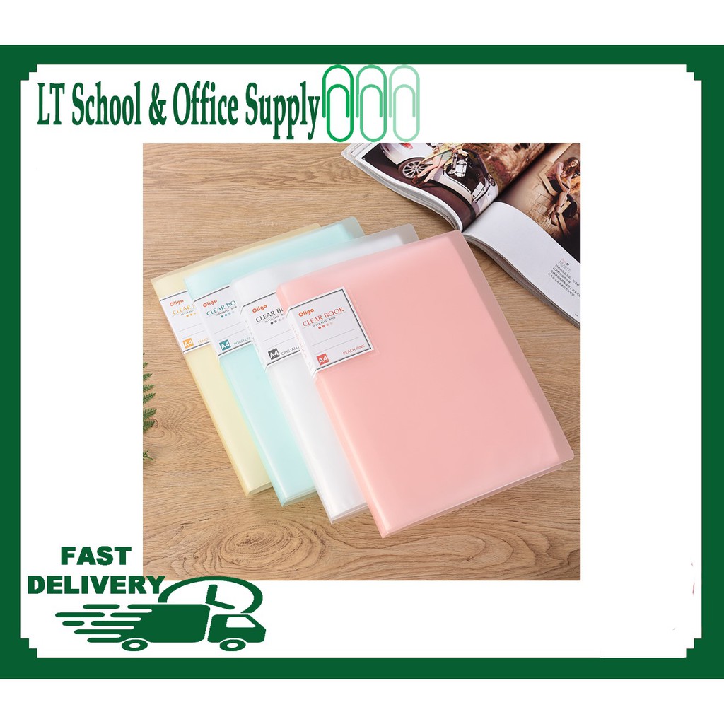 Clearbook A4 non-refillable information booklet test paper folder ...