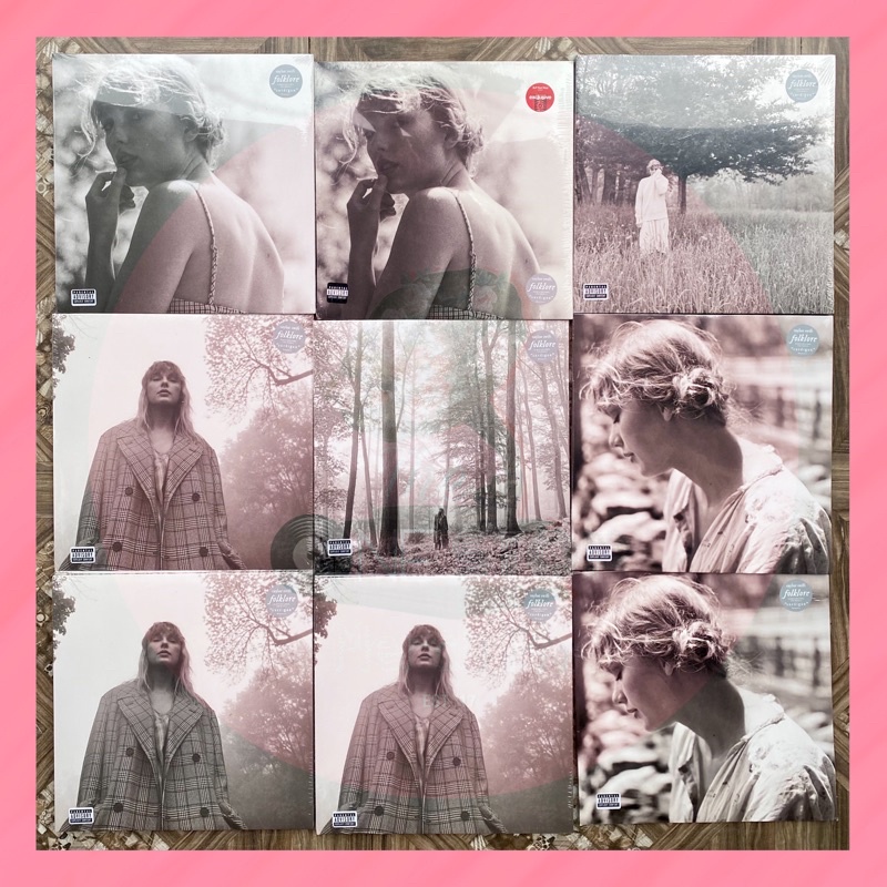 Taylor Swift Folklore Deluxe Vinyl - Taylor Swift Vinyl | Shopee ...