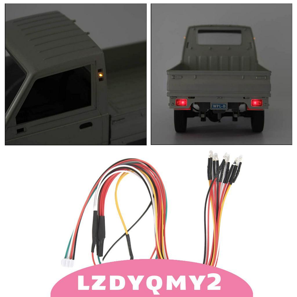 Curiosity Rear Side Light Group Lamp for WPL D12 RC Truck Modified ...