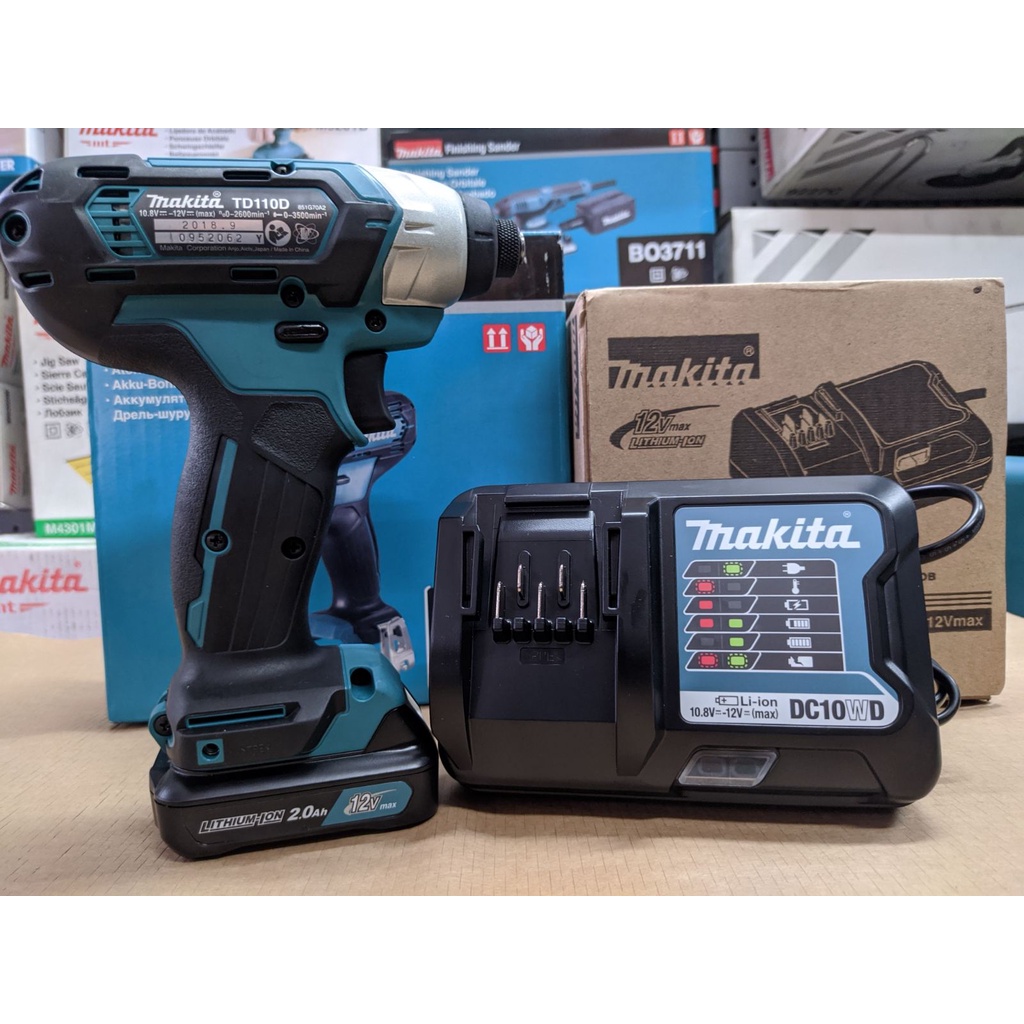 Makita TD110D 12Vmax CXT Cordless Impact Driver 1/4" Hex Shank | Shopee ...