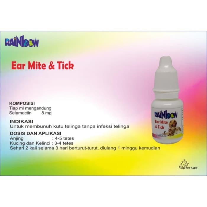 Rainbow ear mite - Dog ear mite drops - cat | Shopee Philippines