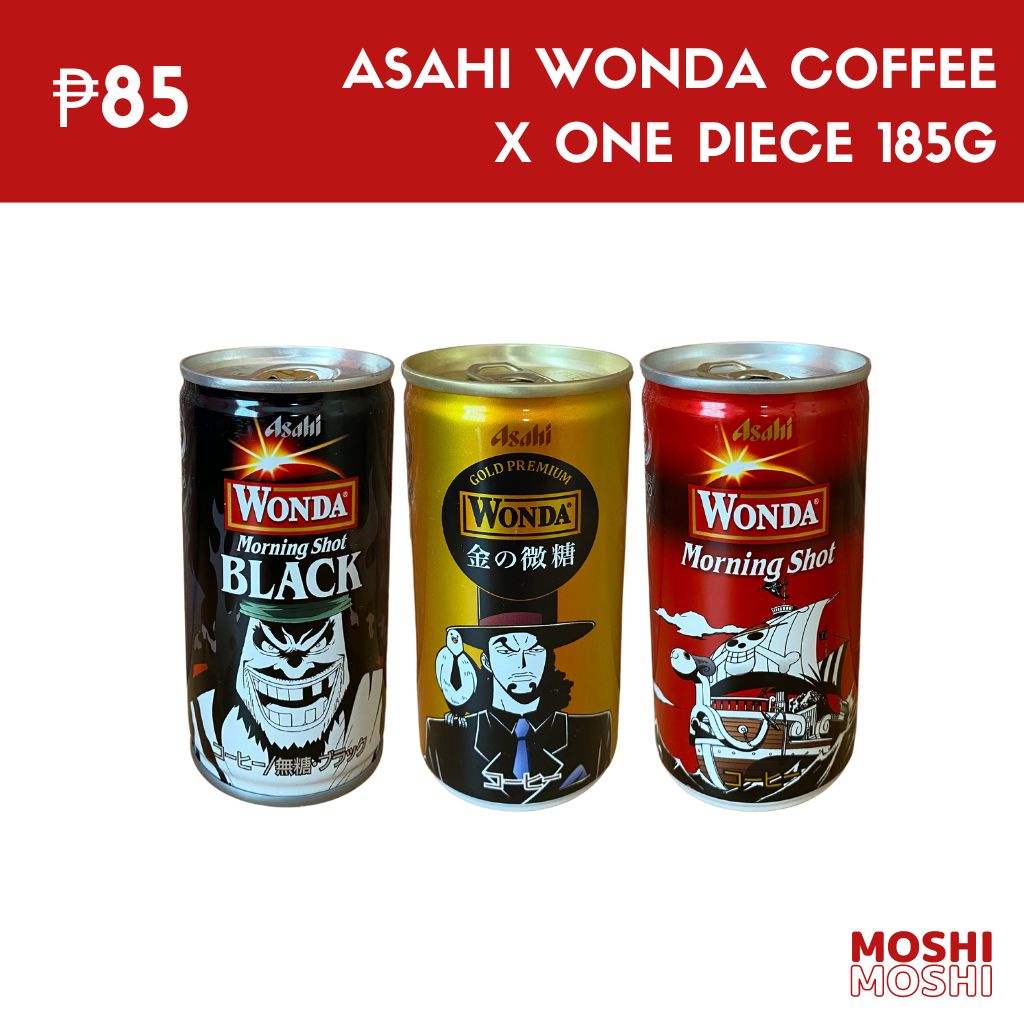 Asahi Wonda Coffee x One Piece 185g (Random Design) | Shopee Philippines