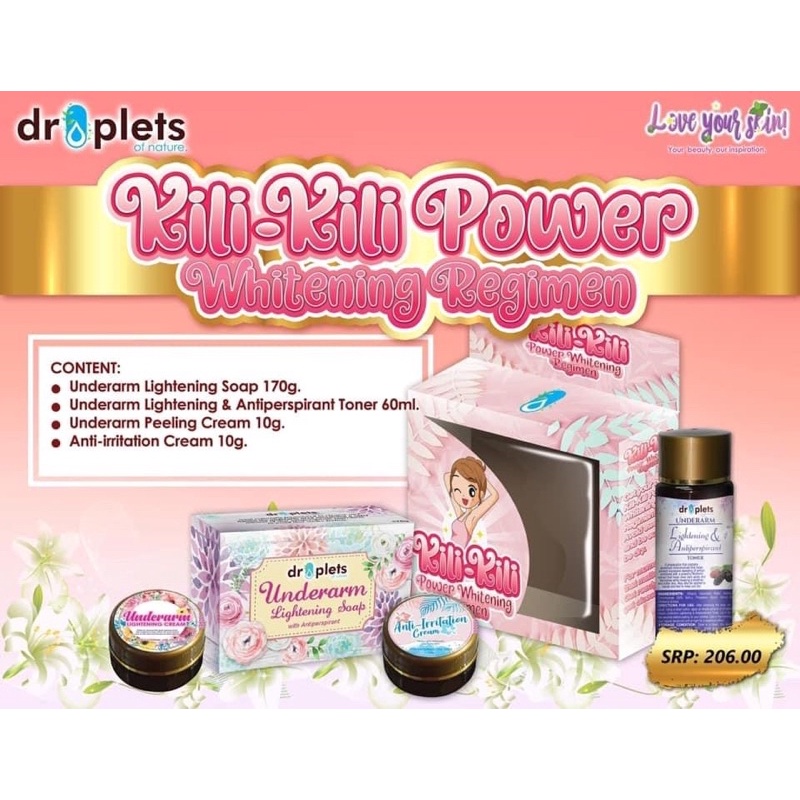 Kili Kili Power Whitening Regimen | Shopee Philippines