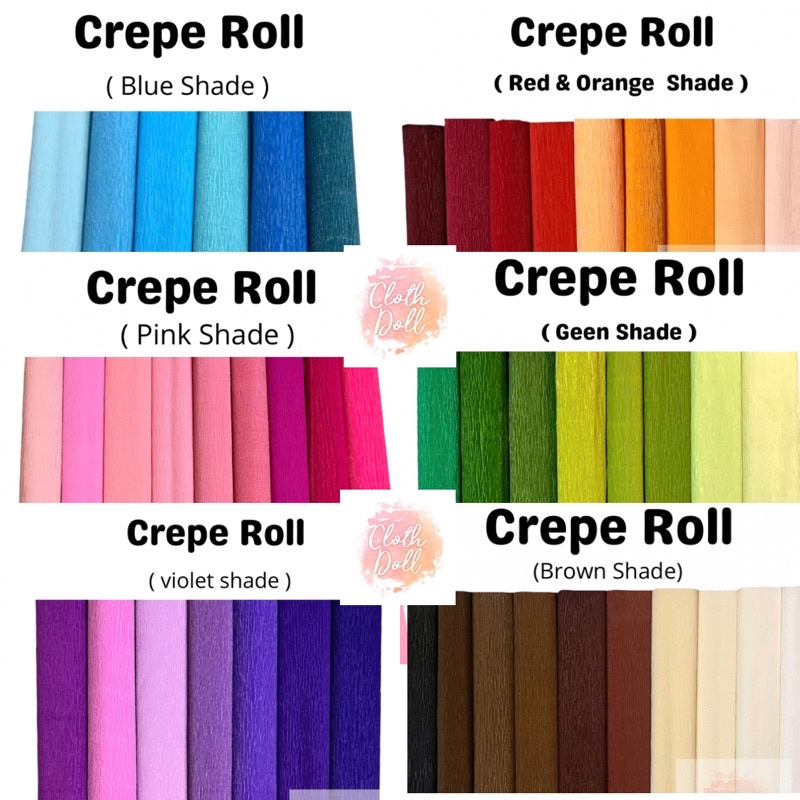 Premium Crepe Paper Roll. Part 1 | Shopee Philippines