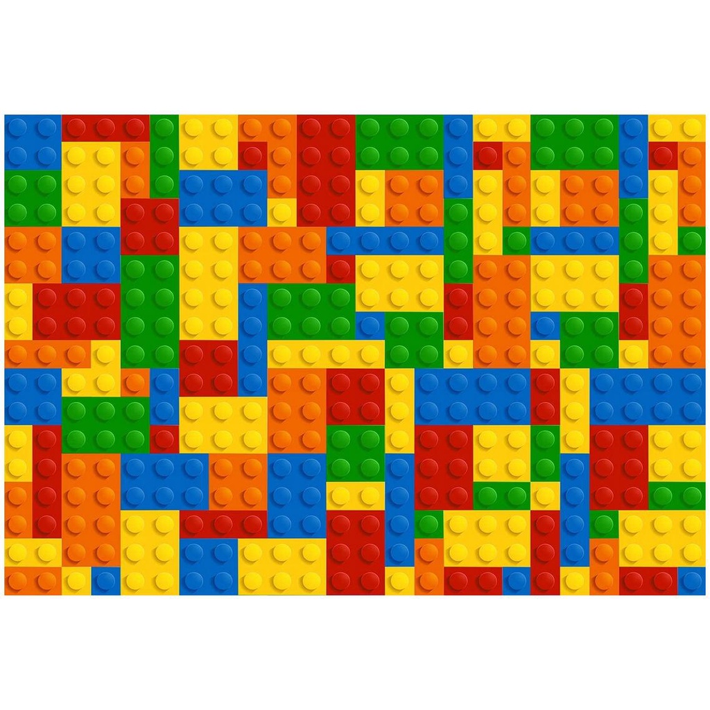 Building Blocks LegoTheme Backdrop Colored Toy Bricks Background Kids ...