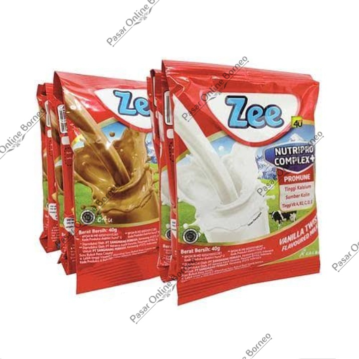 Zee Vanilla Chocolate Instant Milk Powder 40 Grams | Shopee Philippines