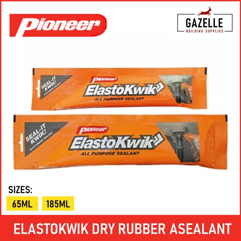 Pioneer Elastokwik Quick Dry Rubber Sealant - 65ml / 185ml Pouch ...