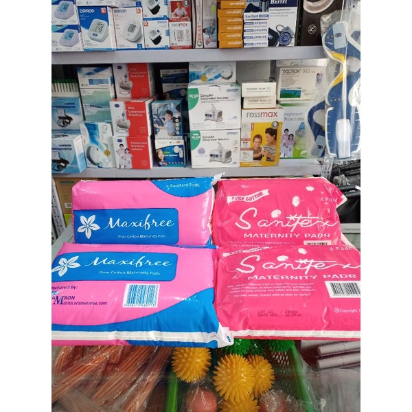 SANITEX / MAXIFREE MATERNITY PAD | Shopee Philippines