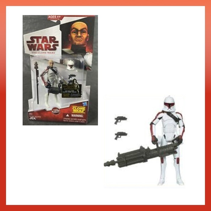 Hasbro Star Wars Clone Wars CW38 Clone Trooper Jek Firing Blaster ...