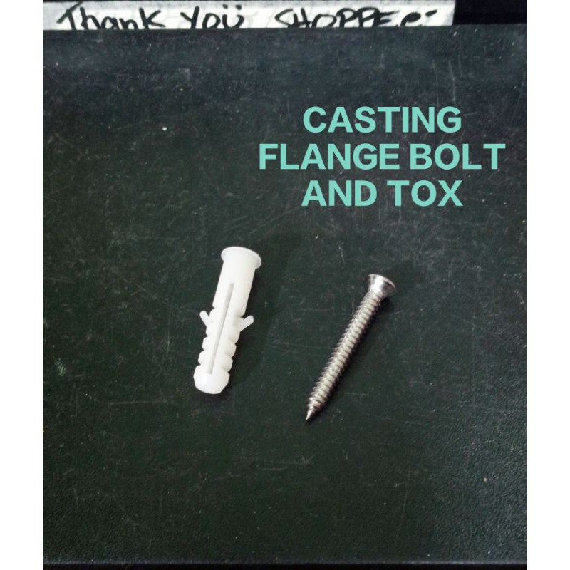Stainless Bolt and TOX for Casting Base flange ( railings , glass ...