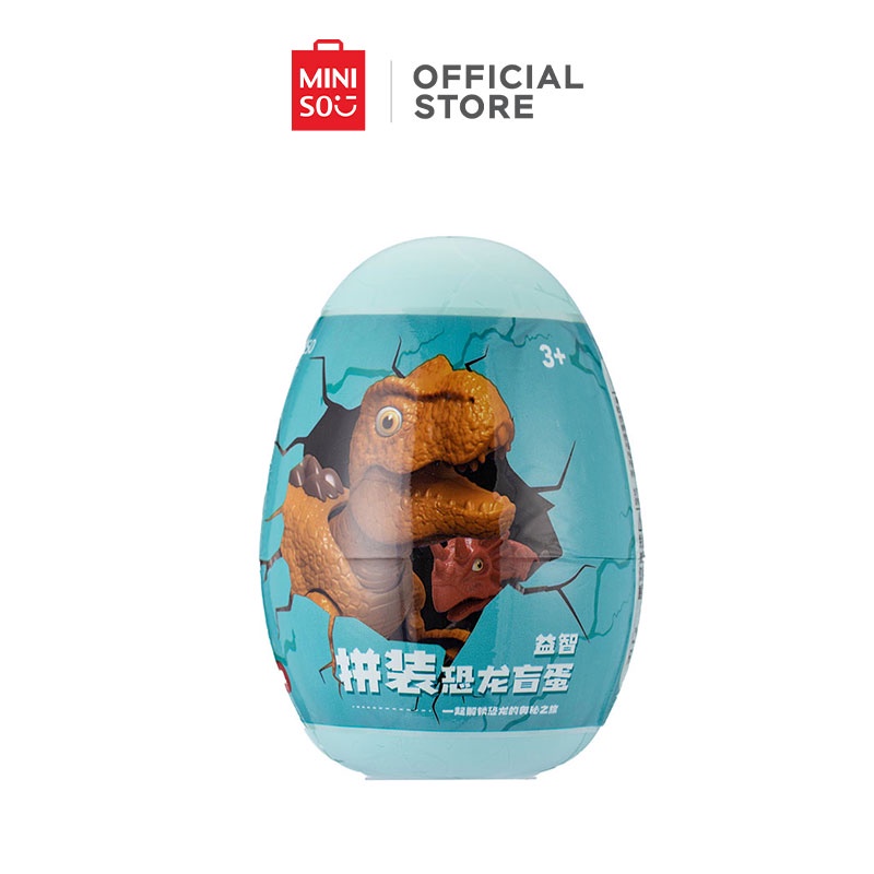 MINISO Assembling Dinosaur Mystery Egg 6 Assorted Designs | Shopee ...