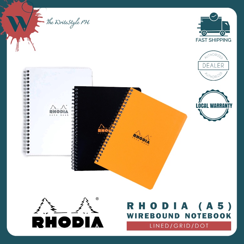 Rhodia Classic Notebook Wirebound [A5] | Shopee Philippines