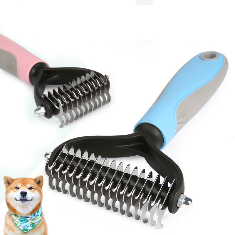 Professional Knot Comb Brush for Effortless Dog Hair Removal Deshedding ...