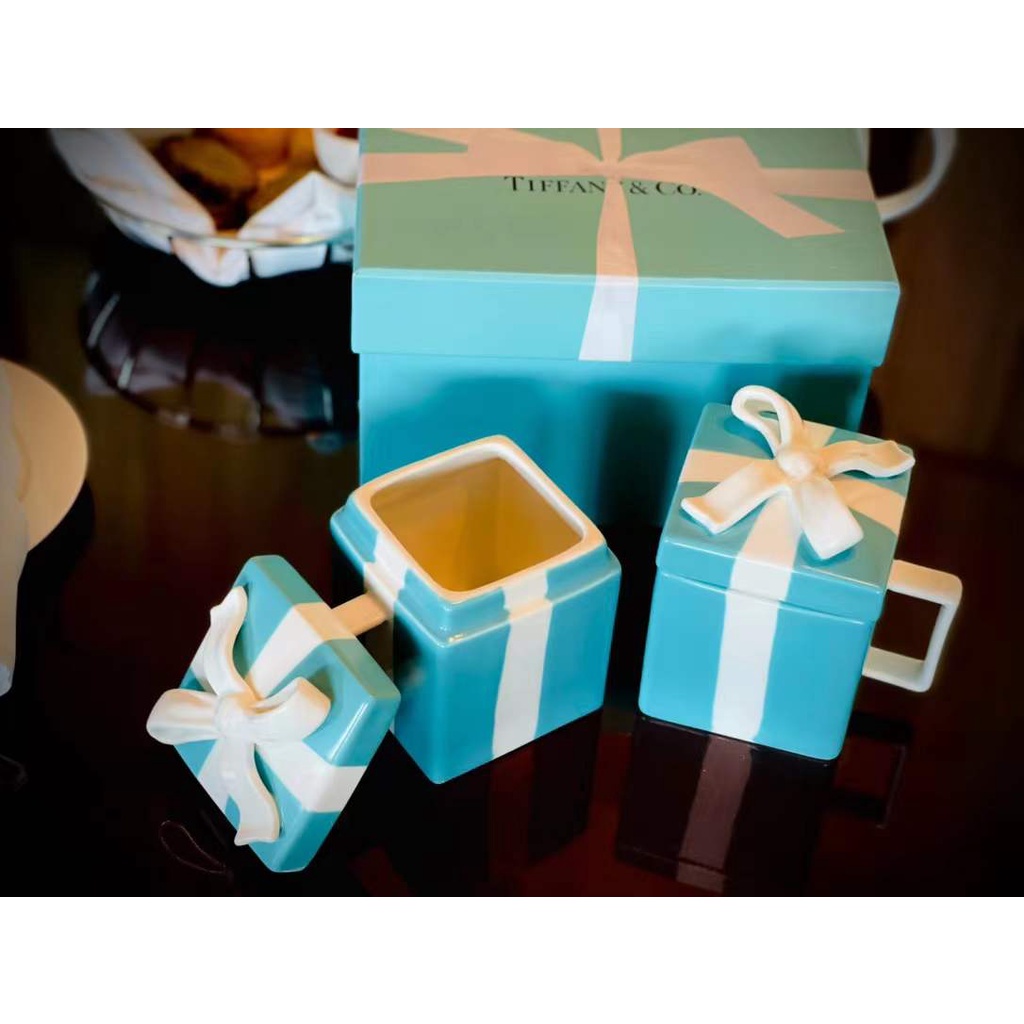 【April accessories】Tiffany classic limited edition TF blue exquisite ...