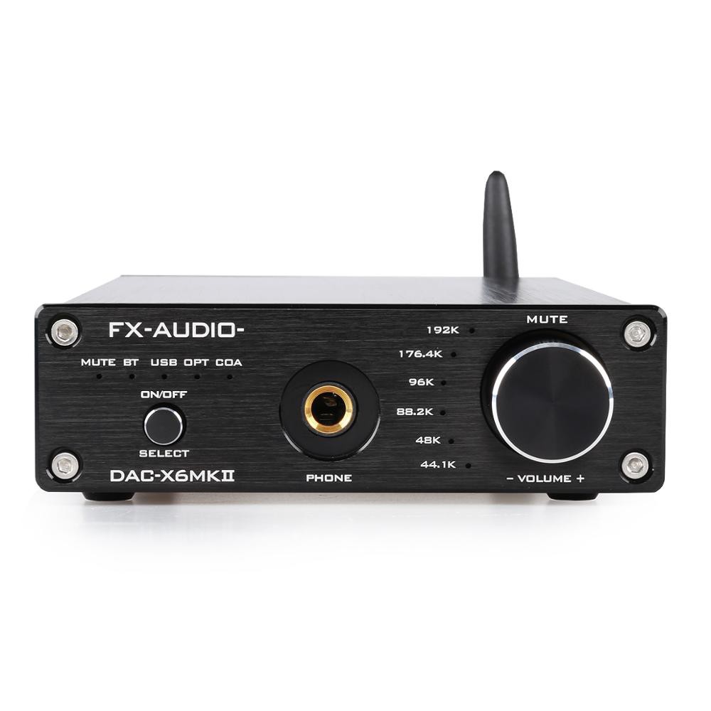 FX-Audio DAC-X6 MKII ESS9018 TPA6120 Chip Bluetooth 5.0 APTX SPDIF ...