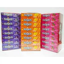 Sugus Chewy Candy 24sticks x 10pcs (Orange / Blackcurrant / Strawberry ...