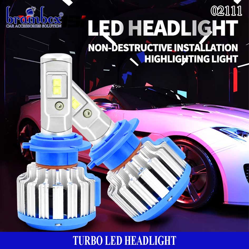 Turbo Head Lamp LED Headlight Car T1 H4 H7 H8 H11 H1 9005 HB3 9006 HB4 ...