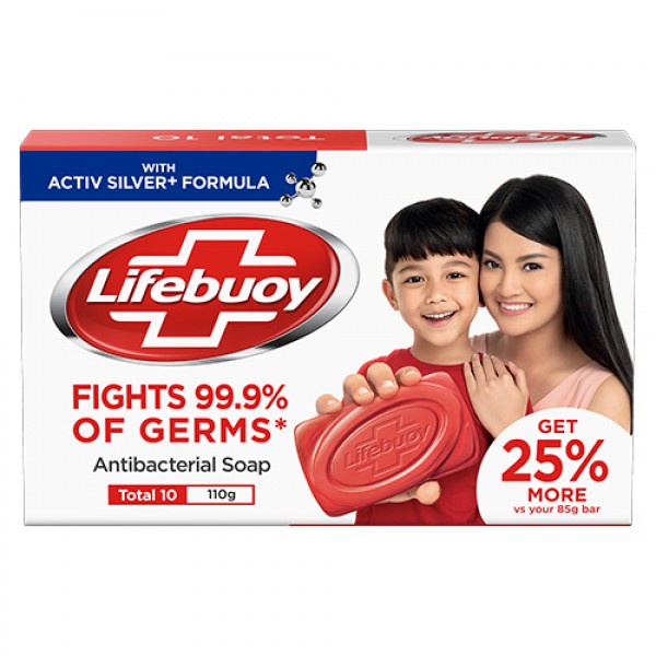 Lifebuoy is an antibacterial soap that contains ActivSilver+ (Team ...