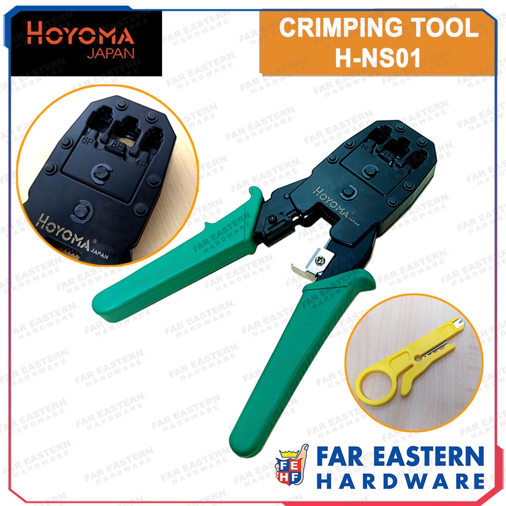 HOYOMA Crimping Tool With Stripper H-NS01 HYHT | Shopee Philippines