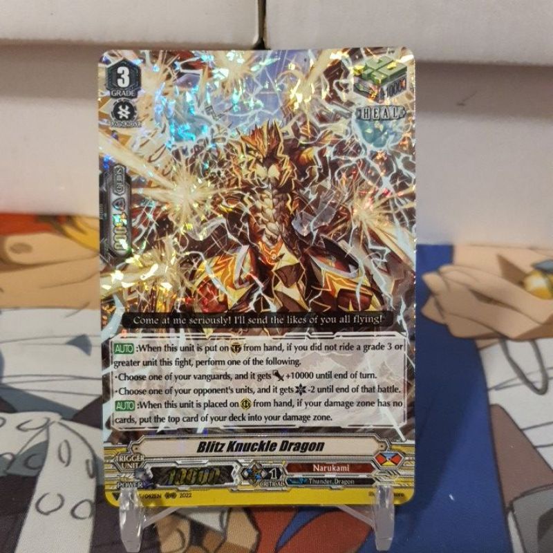 BLITZ KNUCKLE DRAGON RRR DVS05 CARDFIGHT VANGUARD ENGLISH | Shopee ...
