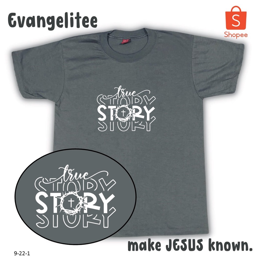 CHRISTIAN STATEMENT TSHIRT ( TRUE STORY ) | Shopee Philippines