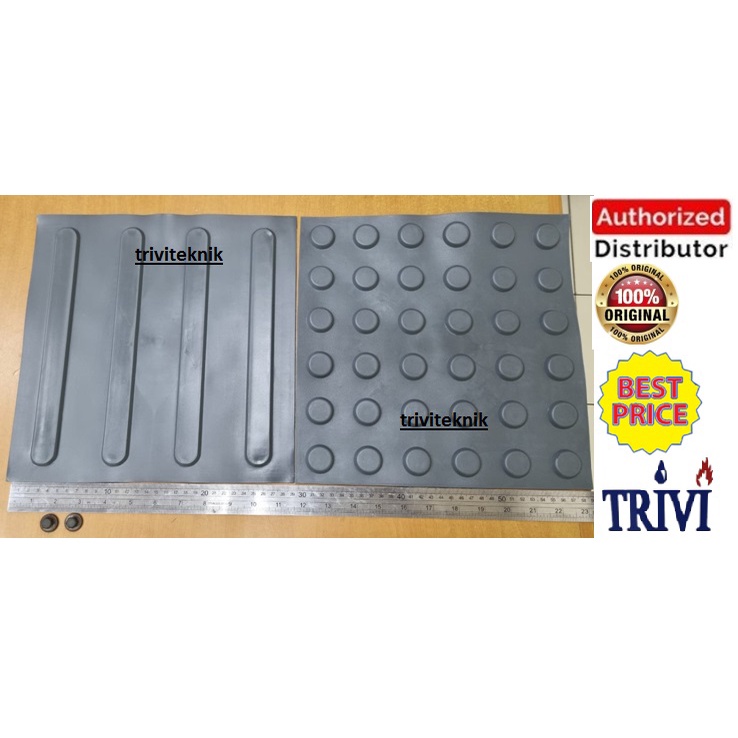 Blind road tactile guiding paving safety rubber sidewalk, difable road ...