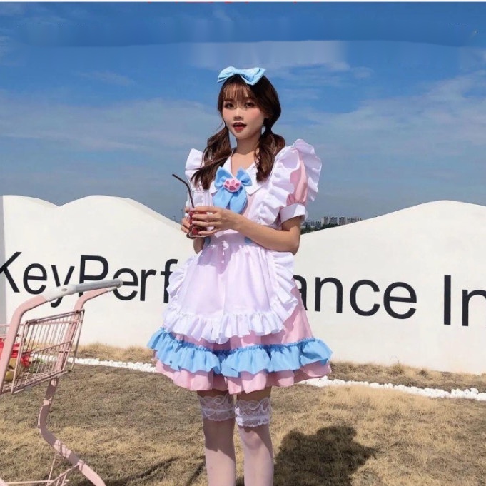 Fall In Love With Cats Her Dreams Cute Maid cos Cat lolita Dress Game ...