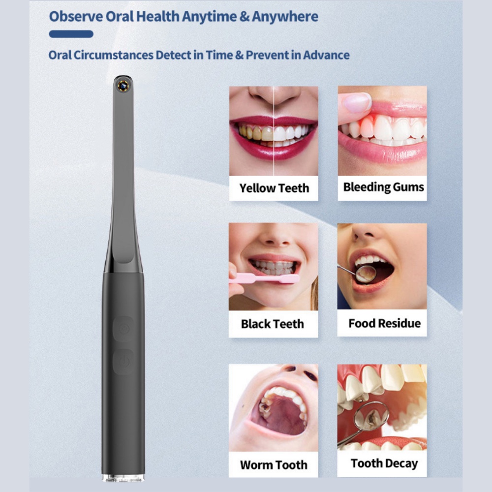 Wireless Dental Camera Wifi Oral Endoscope Intraoral Teeth Inspection Endoscope HD Video for ...