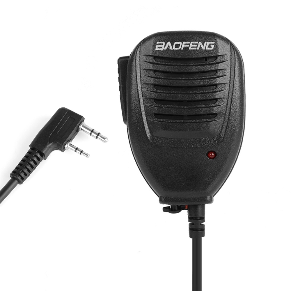 Original BAOFENG Speaker Mic Microphone PTT for Portable Two Way Radio ...