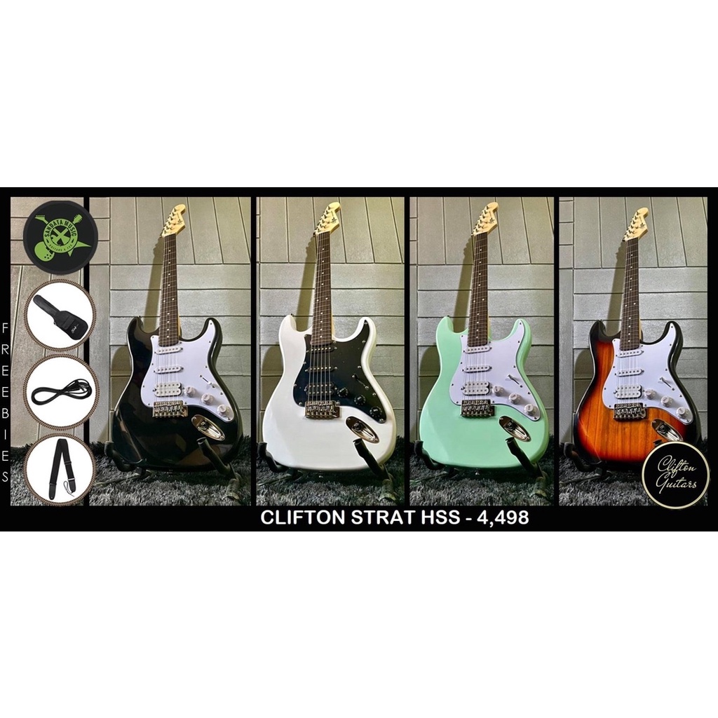 Clifton Stratocaster SSS AND HSS | Shopee Philippines