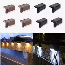 LED Solar Lamp Path Stair Outdoor Waterproof Wall Light Garden ...