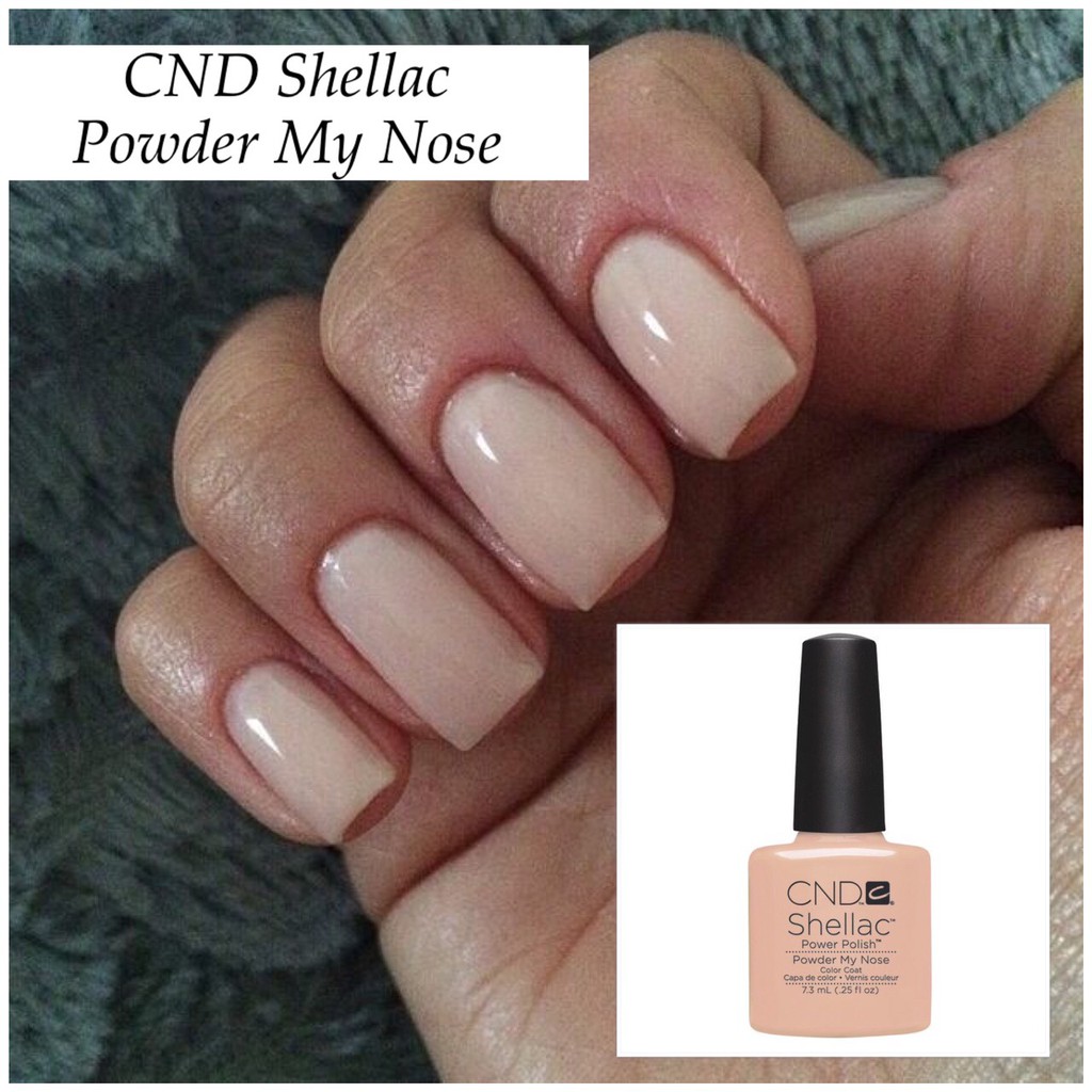 CND Shellac Powder My Nose Gel Polish | Shopee Philippines