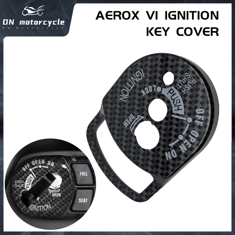 AEROX V1 IGNITION COVER GARNISH KEY COVER Carbon | Shopee Philippines