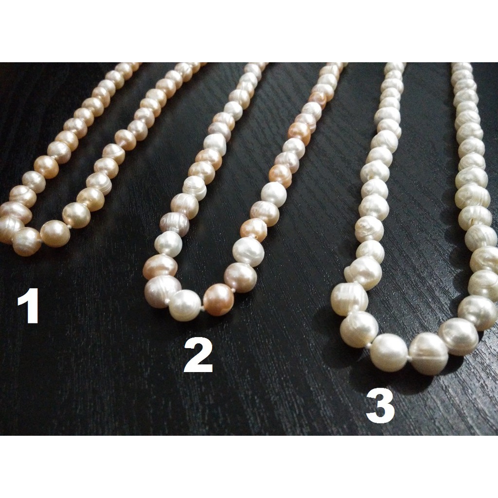 NECKLACE Authentic Cultured Pearl Necklace Accessory | Shopee Philippines